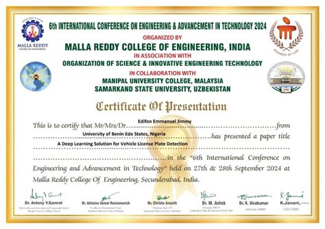 Edifon Jimmy On Linkedin Ai Deeplearning Conference Research Gratitude