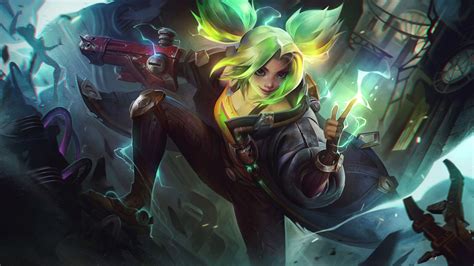 《英雄聯盟》新英雄「婕莉」意外曝光，是位使用電能槍的少女 4gamers