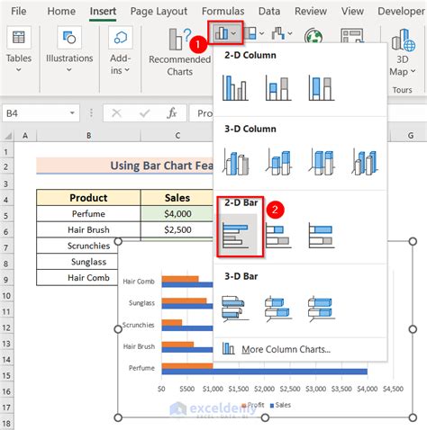 How To Create A Bar Graph In Excel With Variables Methods