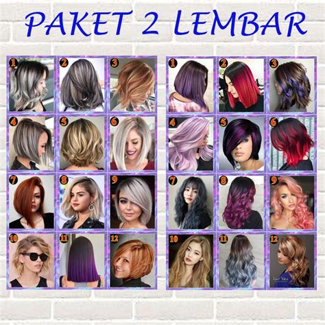 Jual Poster Babershoppangkas Rambut Dan Salon Model Cewek Terbaru