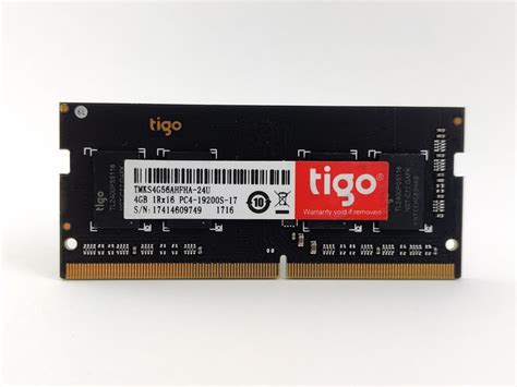 Оперативная память для ноутбука Sodimm Tigo Ddr4 4gb Pc4 2400 Tmks4g56ahfha 24u 12594 Б У