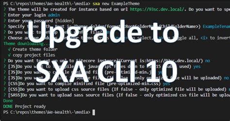 Upgrade Theme And Sxa Cli To 10 2020 Blog From Sitecore With Love
