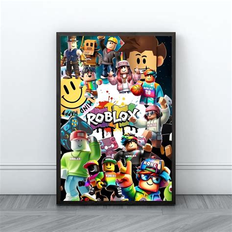 Roblox Poster Gaming Room Poster Print Game Video Games Digital Poster