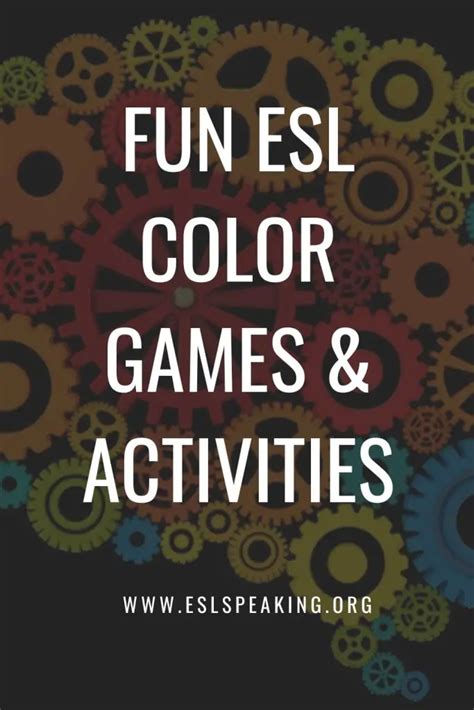 Esl Color Games Activities Lesson Plans And Worksheets