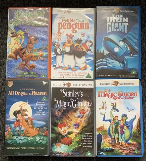 Warner Bros Animated Vhs Video Tapes Bundle X6 £16 12 Picclick Uk