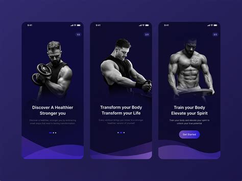 Onboarding Screen Fitness Mobile App By Alomgir Hossen On Dribbble