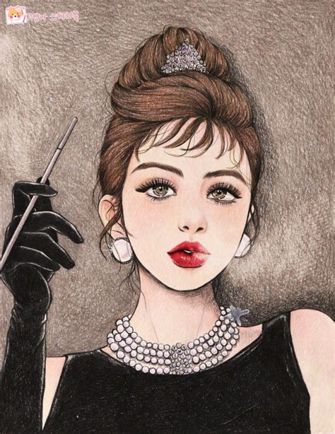 🤎햅번 그녀 색칠하기 너의 순간들 소녀 컬러링북 네이버 블로그