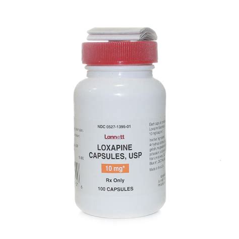 Rx Item Loxapine Succinate 10mg 100 Cap By Lannett Pharma U