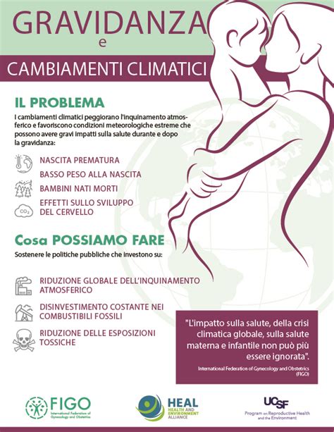 Limpatto Dei Cambiamenti Climatici Sulla Salute Materna E Infantile