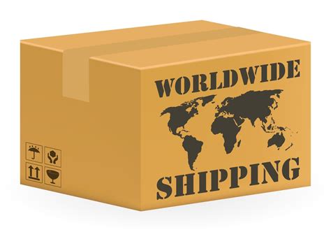 Véritable Boîte En Carton Ondulé Avec Expédition Dans Le Monde Entier