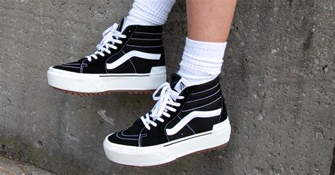 Vans Sk Hi Stacked Skate Shoe Only Reg The Freebie Guy