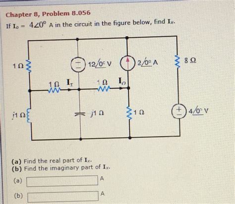 solved chapter 8 problem 8 048 find the voltage vo shown in