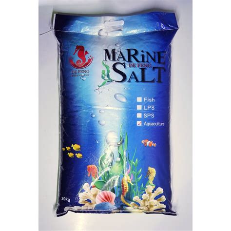 德灃生技海馬繁殖場 養殖用 食用魚蝦蟹、優質純淨海鹽海水素 20公斤裝 純淨鹽 適用蝦蟹等底棲生物及食用魚 蝦皮購物