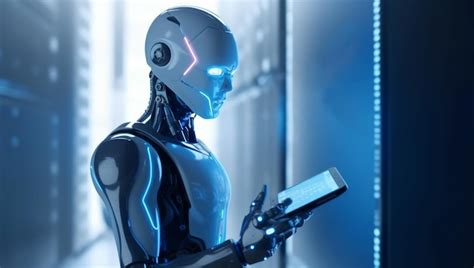 Premium Ai Image Robot Electronic Access Authentication System Technology Cybersecurity Data