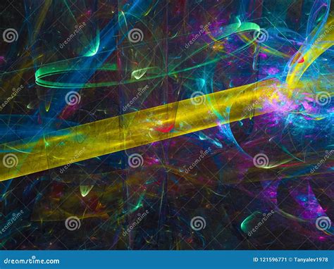 Abstract Fractal Digital Effect Fantasy Shine Beautiful Dream Effect