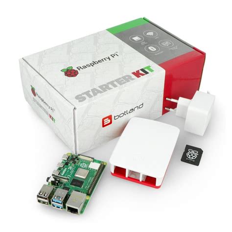 Zestaw Z Raspberry Pi B WiFi GB RAM GB MicroSD Oficjalne Akcesoria Trojwymiarowo