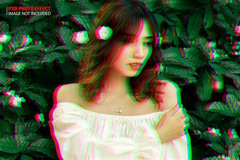 Rgb Split Double Color Photo Effect Graphic By Sadhincosta128 · Creative Fabrica