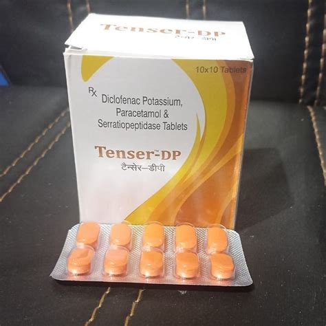 Diclofenac Potassium Paracetamil Serrationpeptidase Tablet At Rs 1000