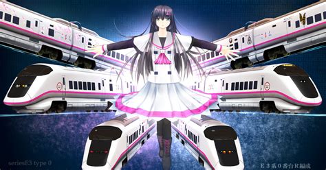 鉄道擬人化 E3系 こまち Renes Illustrations Pixiv