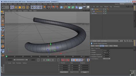 What Is Spline Wrap In Maxon Cinema 4d Class 25 Modelling Objects