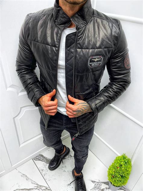 Мъжко яке от естествена кожа Mlm 0084 Mojo Leather