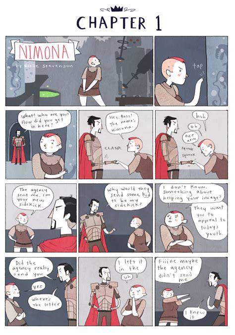 Nimona Webcomic Primo Capitolo Comics Story A Comics Character