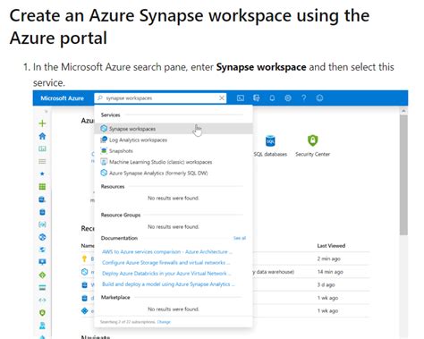 Azure Synapse Analytics Workspaces Experience David Alzamendi