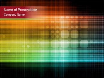 Utilizing A Data Grid System For An Advanced Technology Network PowerPoint Template Backgrounds