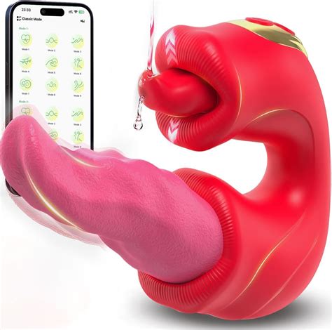 Tongue Vibrator Women Sex Toys App 3 In 1 Tongue Toy For Women Rose