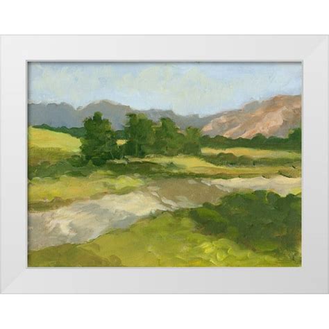 Harper Ethan 14x12 White Modern Wood Framed Museum Art Print Titled