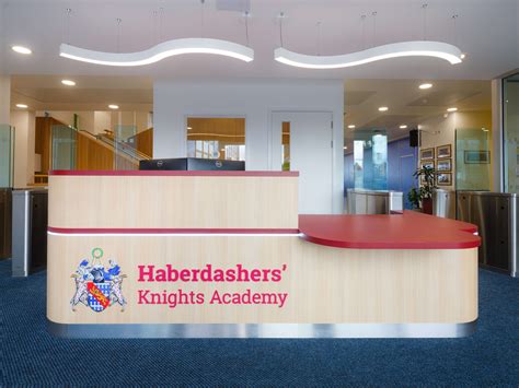 Reception Counters Haberdashers Knights Academy Elm Workspace