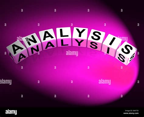 Analysis Dice Representing Research Scrutiny Reasoning And Analytics