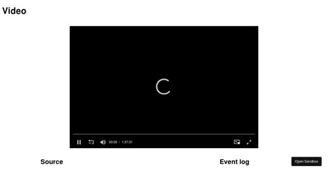 Jwplayer React Codesandbox