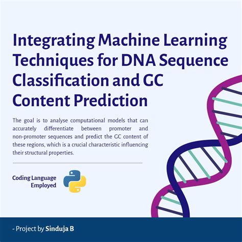 Sinduja Balaganesh On Linkedin Machinelearning Bioinformatics