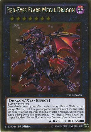 Red Eyes Flare Metal Dragon Yugioh TrollAndToad