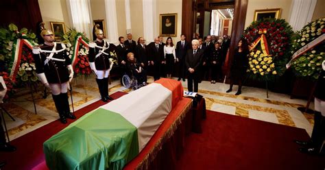 Il Funerale Laico Di Giorgio Napolitano La Giornata Per Immagini