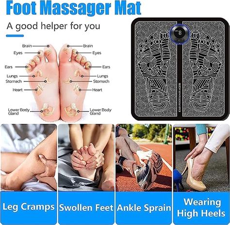 6931 Ems Foot Massager Electric Feet Massager Deep Kneading Circulat