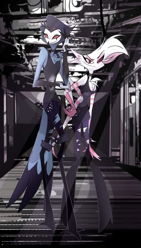 Pin by Raul Cedillo on Ángeles y Demonios in Characters with pink hair Hazbin hotel