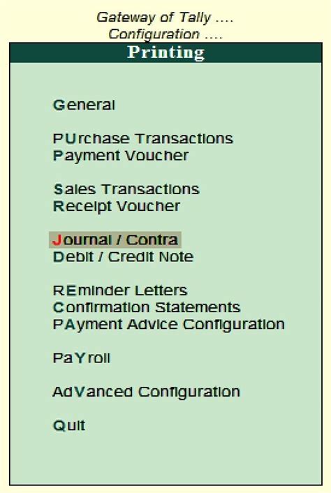 Tally F Configuration Free Tally Notes