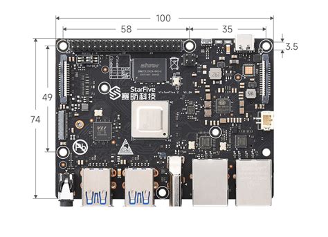 Visionfive2 Risc V Single Board Computer Integrated 3d Gpu