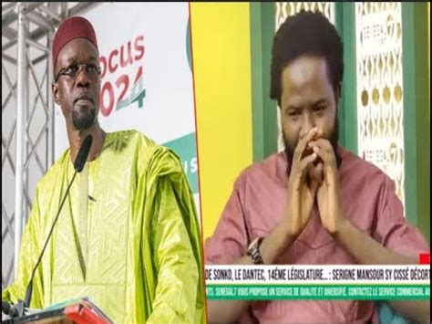 Mansour Sy Cissé La seule option de Macky Sall c est d empêcher Sonko