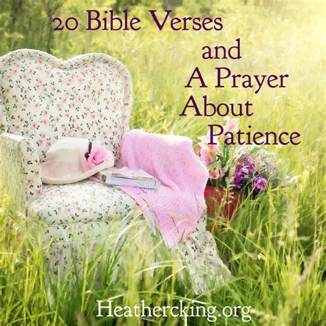 20 Bible Verses And A Prayer On Patience Heather C King Room To