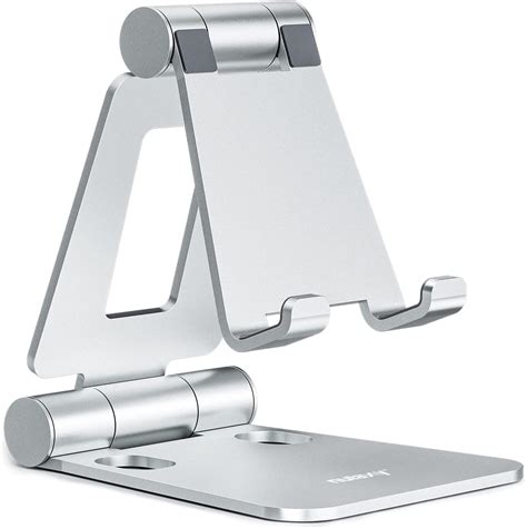 Nulaxy Soporte Plegable Doble Para Teléfono Celular Totalmente