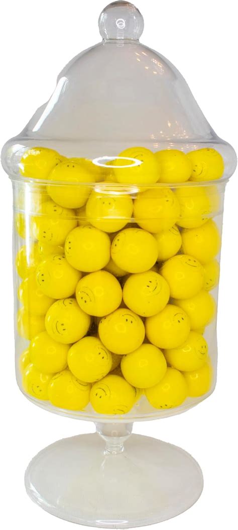Niro Assortment Smiley Face Flavor Double Bubble Gumballs Bag Of 40 Ideal For