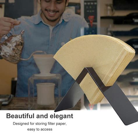 Koffie Filter Papier Houder Rvs Opbergrek Filter P Grandado