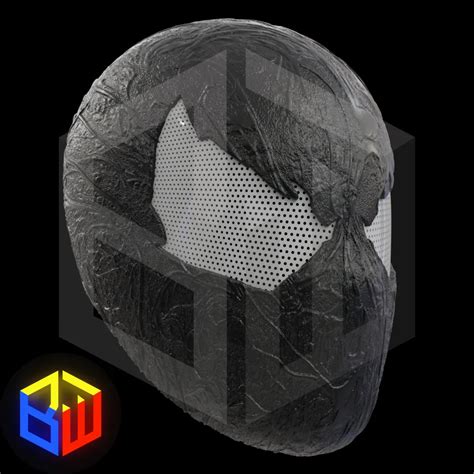Spider Man Ps5 Symbiote Helmet Free 3d Print Model Makerworld