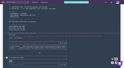 Can T Install Sdk Tools For Android Issue Bitrise Steplib Steps Install Missing