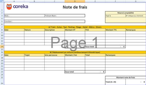 Modele note de frais excel gratuit chaton chien à donner