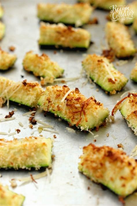 Parmesan Crusted Zucchini Oven Fries Diary Of A Recipe Collector