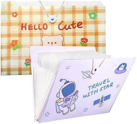 FunBlast Cartoon Theme File Folder With Elastic Band Lock Pack Of 2 A4